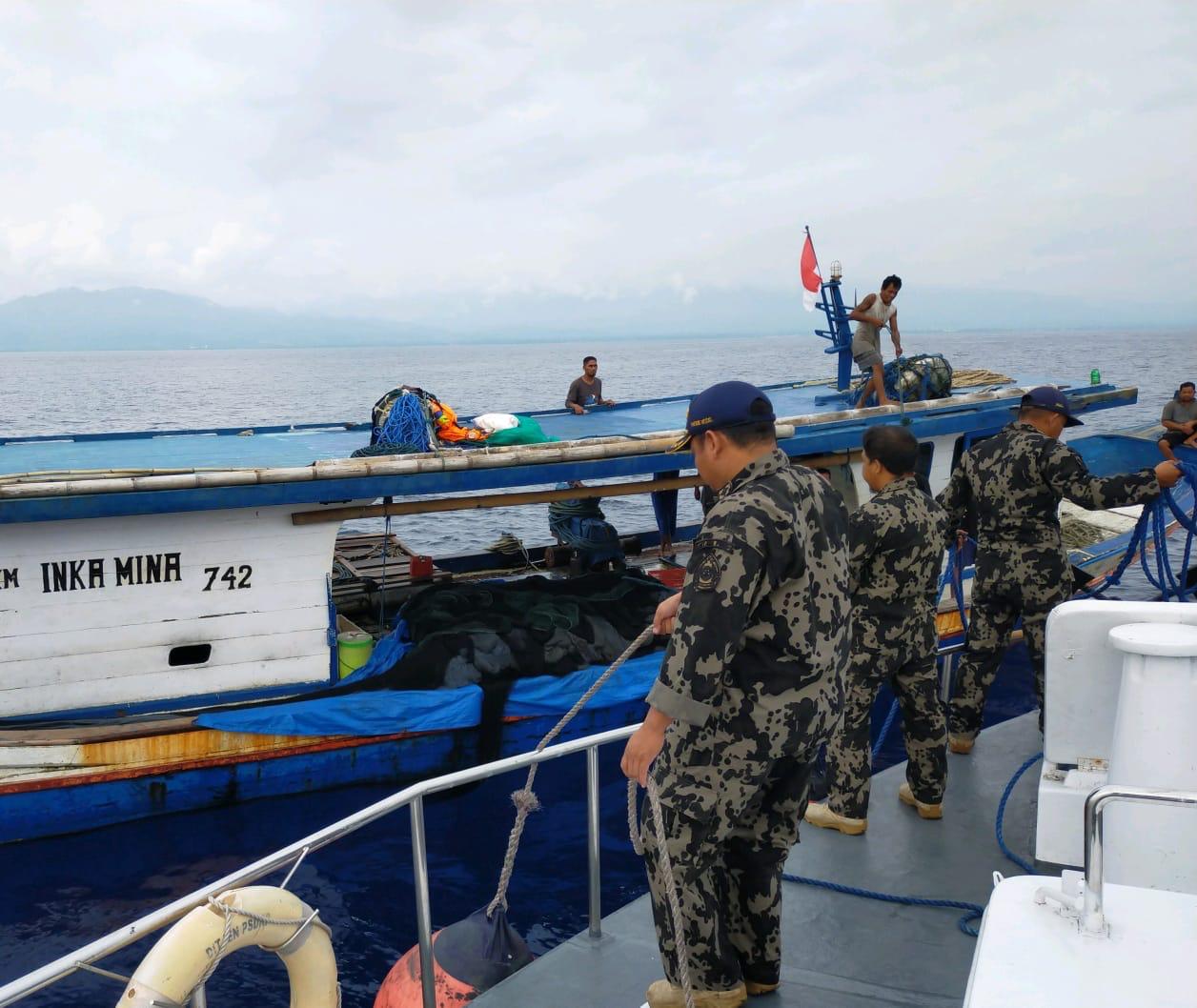 KKP Amankan 3 Kapal Ikan Tanpa Surat Izin di Teluk Tolo