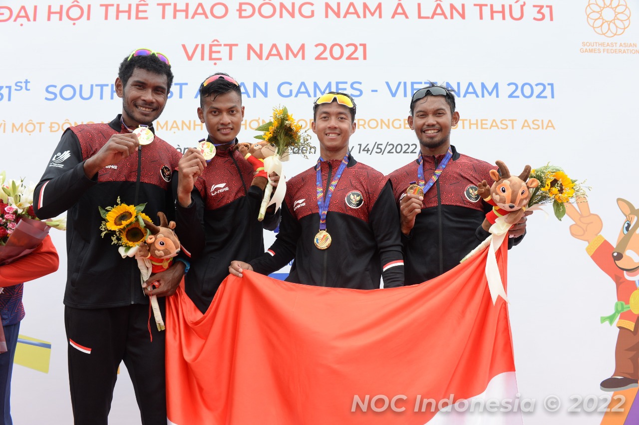 Rowing Indonesia Sumbangkan 8 Emas dan 6 Perak SEA Games Vietnam
