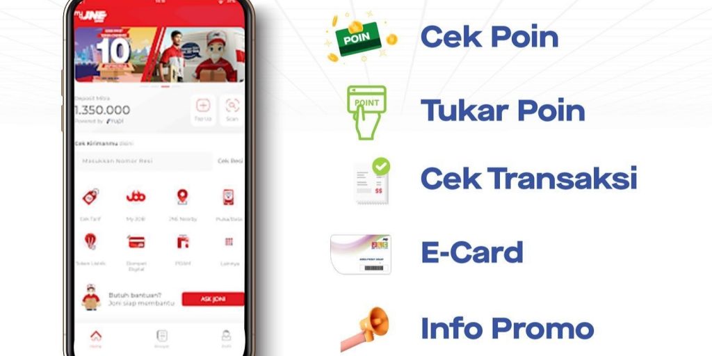 Akses JNE Loyalty Card di Aplikasi My JNE kini Semakin Mudah