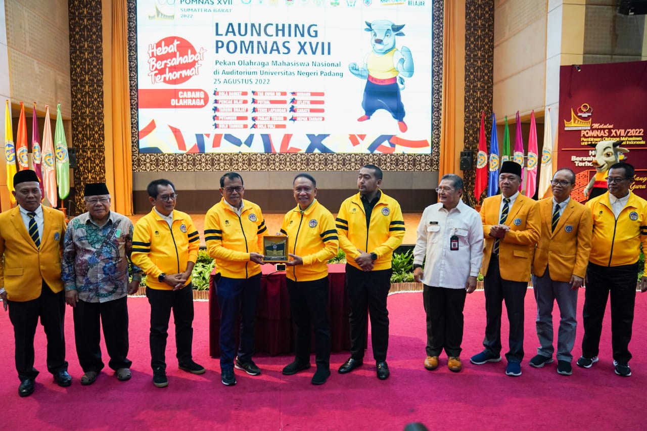 Menpora Launching Logo, Maskot dan Sistem IT POMNas XVII Sumbar