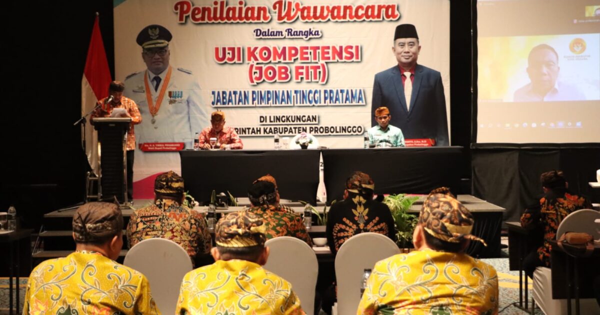 Pemkab Probolinggo Gelar Uji Kompetensi Jabatan Pimpinan Tinggi Pratama