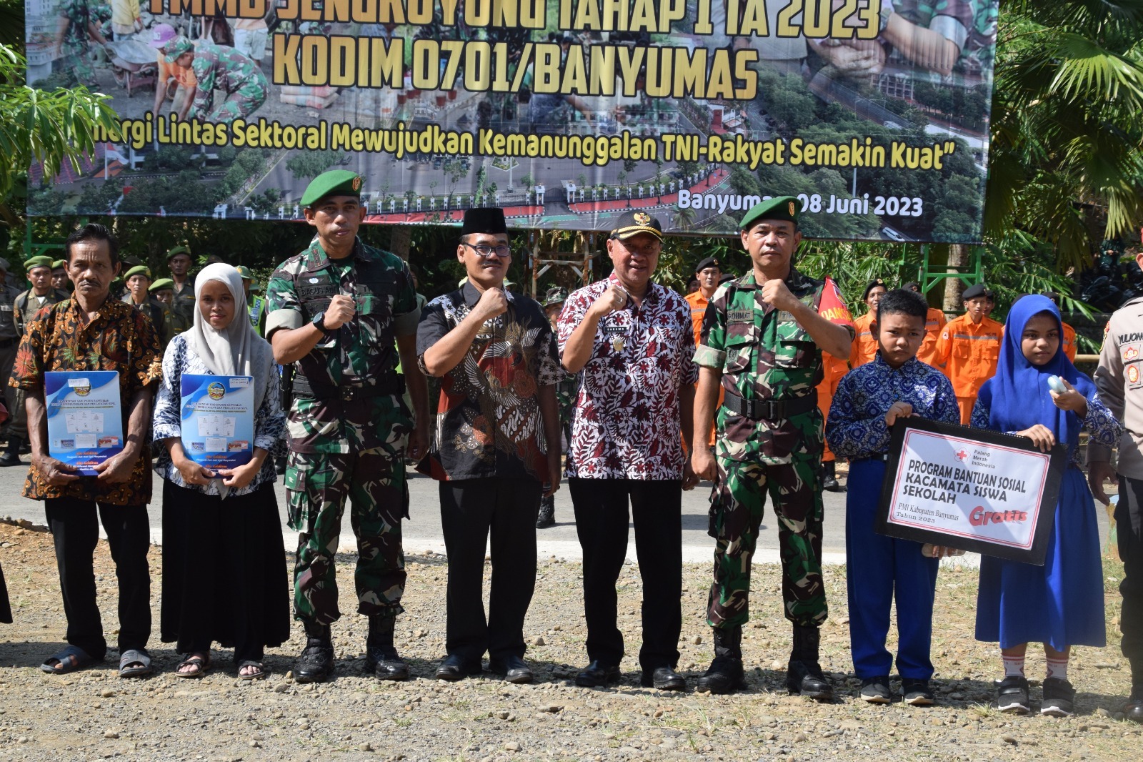 Wabup Banyumas Dukung Program TMMD Bantu Percepat Pembangunan Infrastruktur