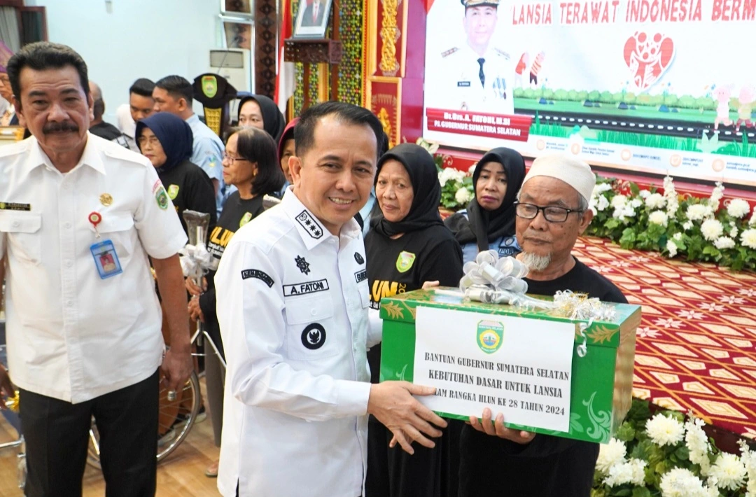 Pj Gubernur Sumsel Minta Masyarakat Beratensi Lebih Kepada Lansia