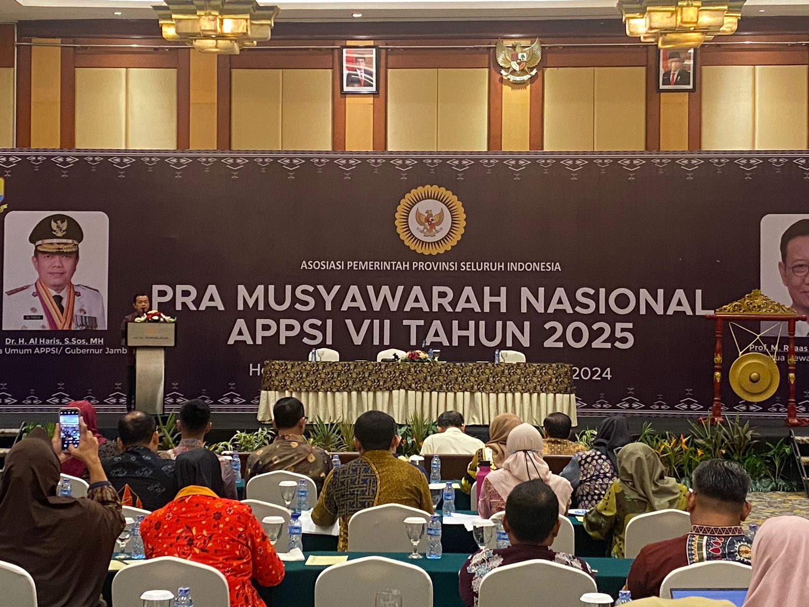 Gubernur Al Haris Resmi Buka Pra Munas VII APPSI 2025 - Suara Pemerintah