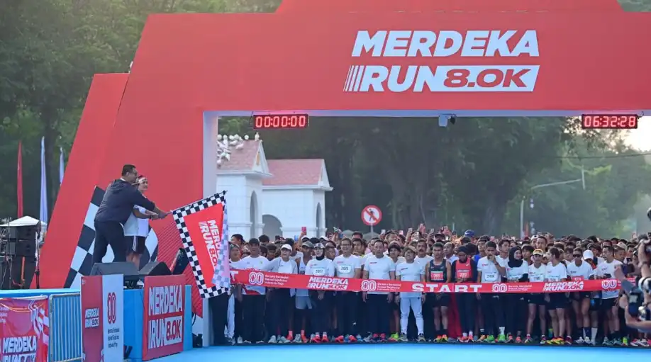 Merdeka Run 8.0K Meriahkan HUT ke-80 Kemerdekaan RI